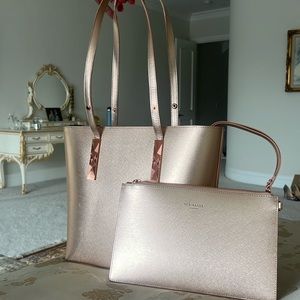 Ted Baker | Bags | Ted Baker Light Pink Bow Bag | Poshmark